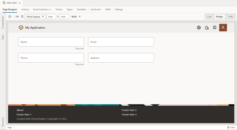 Client side validation in Oracle Visual Builder - TechSupper