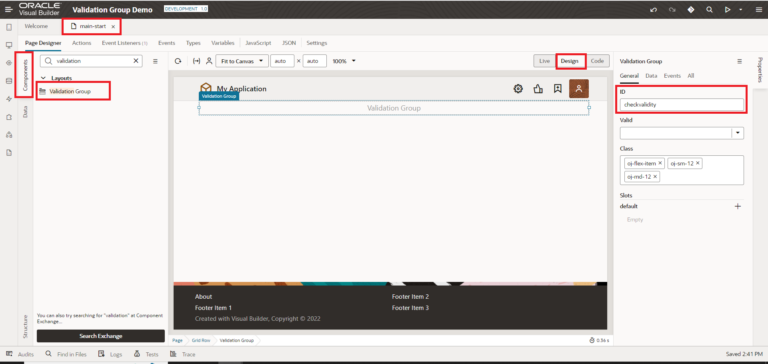 Client side validation in Oracle Visual Builder - TechSupper