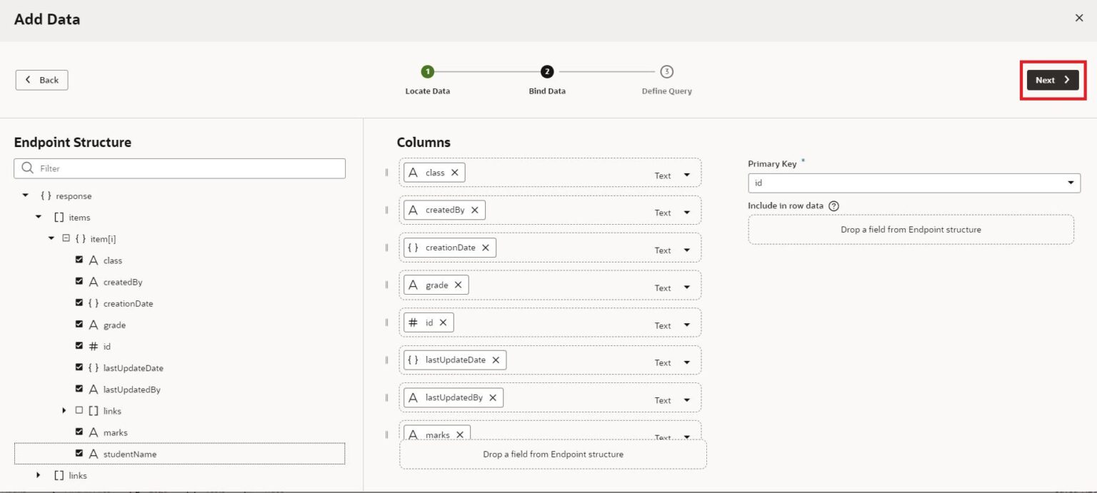 Hide and Show columns in Oracle Visual Builder table - TechSupper