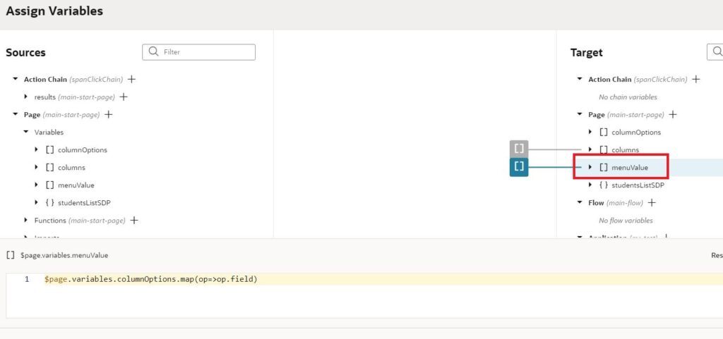 Hide and Show columns in Oracle Visual Builder table - TechSupper