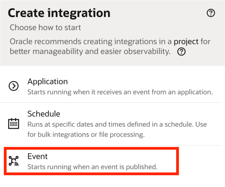 Understanding of Oracle Integration-3 event - TechSupper