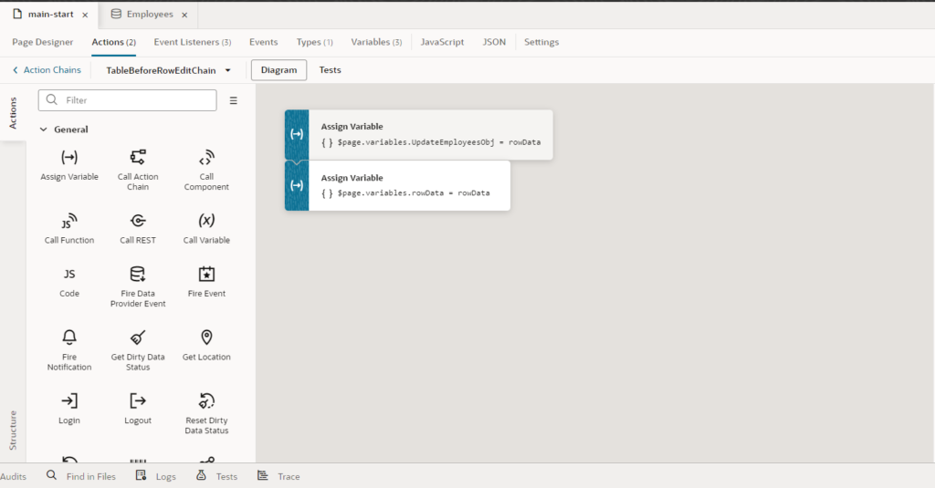 Highlight The Updated Records In Editable Table In Oracle Visual