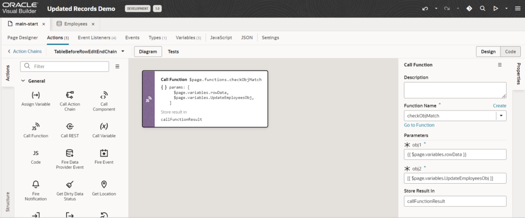 Highlight the updated records in editable table in Oracle Visual Builder - TechSupper