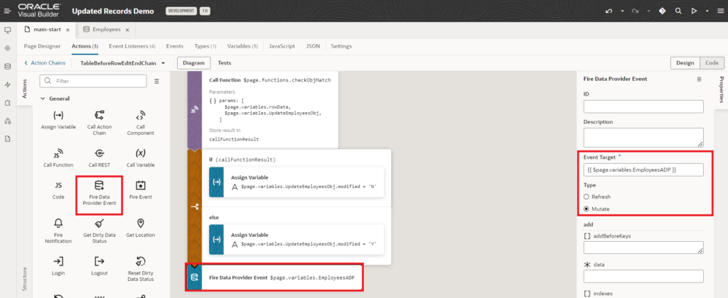 Highlight The Updated Records In Editable Table In Oracle Visual Builder Techsupper