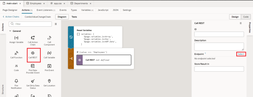 Dynamically load data into a LOV in Oracle Visual Builder - TechSupper