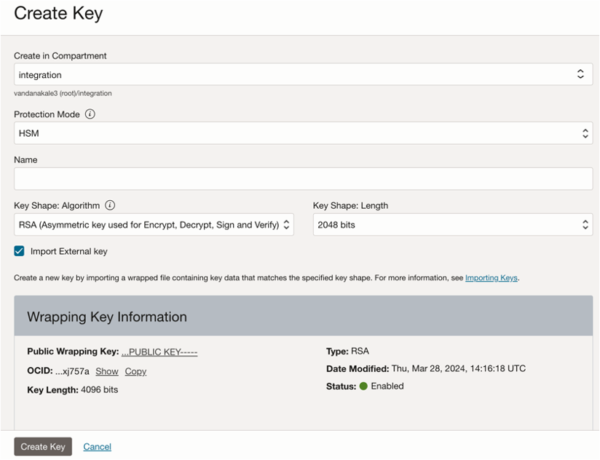 OCI Vault to sign request payload using private keys in Oracle ...