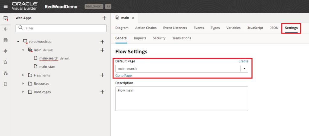 Use Redwood Welcome Template in Oracle Visual Builder - TechSupper