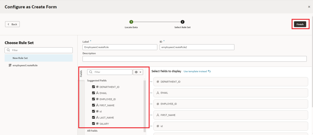 Working with Redwood Simple Create and Edit Page Template in Oracle ...