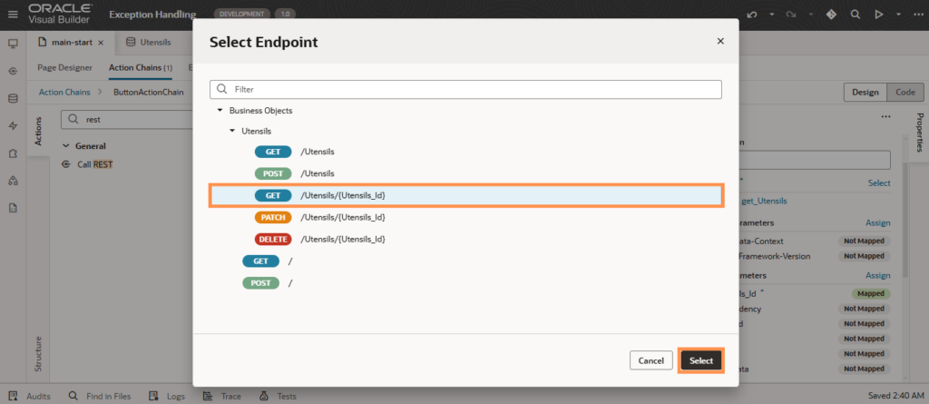 Exception Handling in Oracle Visual Builder - TechSupper
