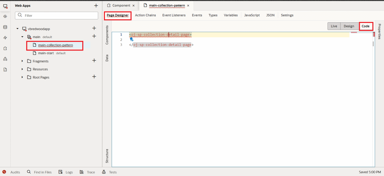 Working with the Collection Details Pattern in Oracle Redwood - TechSupper